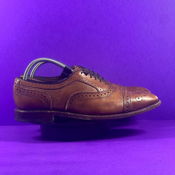 Allen Edmonds | Shoes | Allen Edmonds Brown Leather Strand Captoe ...